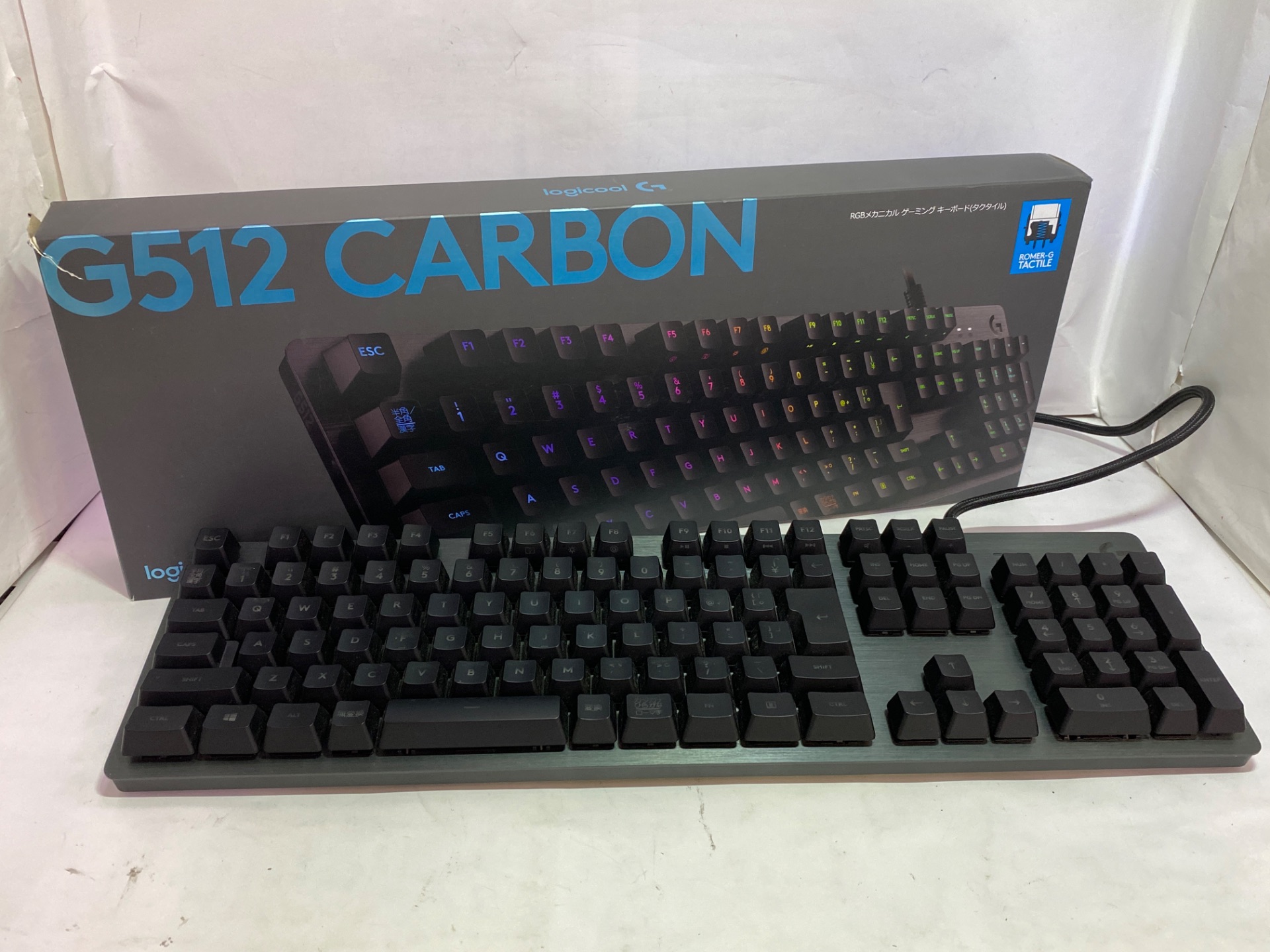 Logicool G512 Carbon RGB Mechanical Gaming Keyboard (Tactile) G512r-TC [ブラック]の激安通販(詳細情報) - パソコン ...